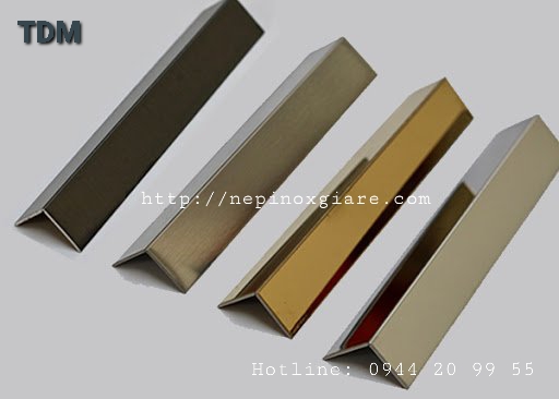 NẸP INOX 304 V15MM-NK